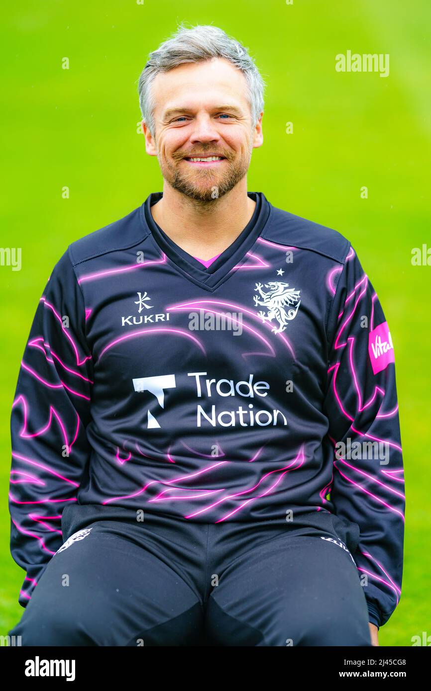 James Hildreth during a photocall at The County Ground, Somerset ...