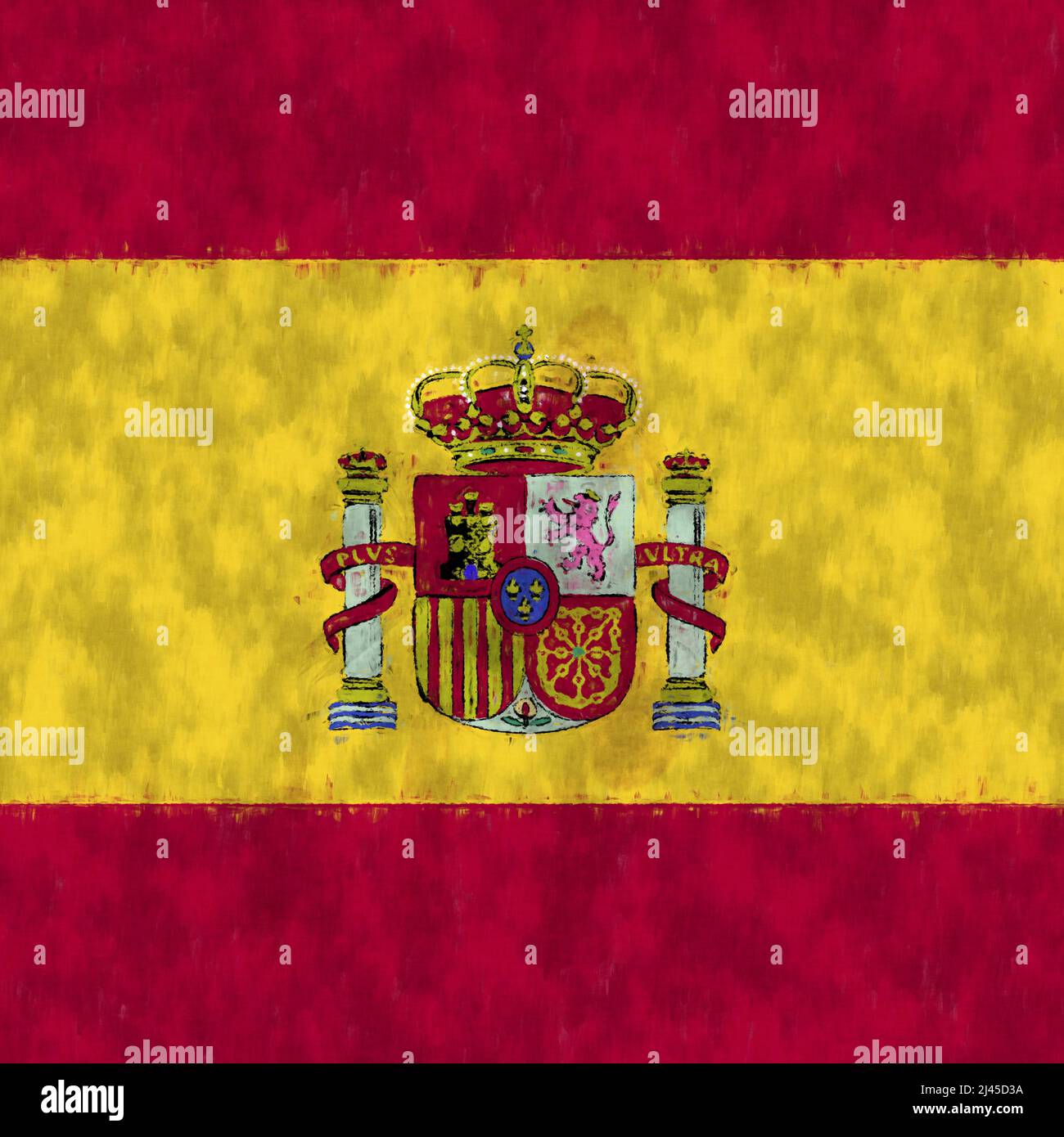 Drawing flag spain hi-res stock photography and images - Alamy