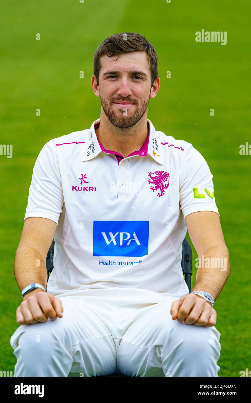 Craig Overton during a photocall at The County Ground, Somerset ...