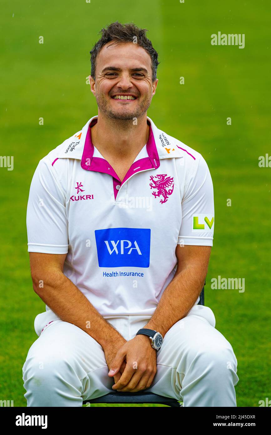 Jack Brooks during a photocall at The County Ground, Somerset. Picture ...