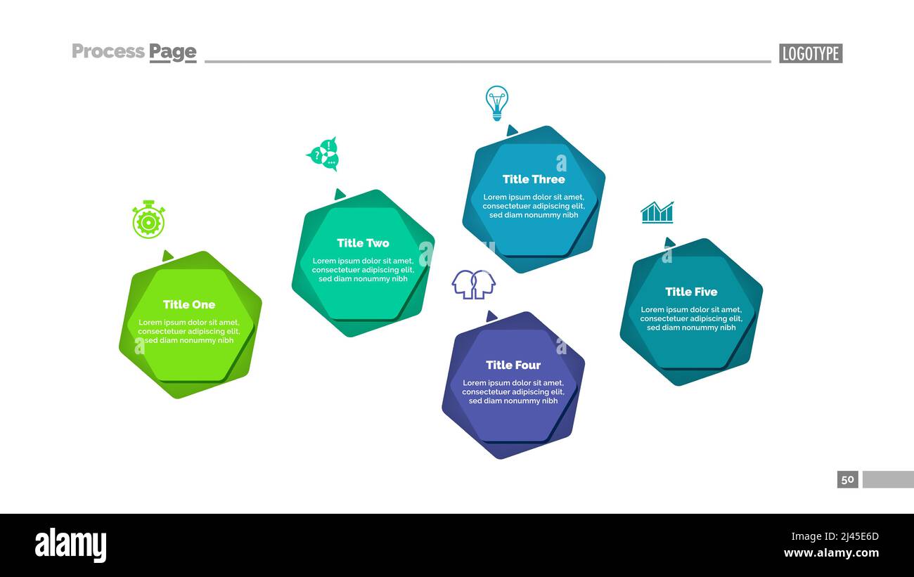 Infographic diagram with five options. Step diagram, option chart ...