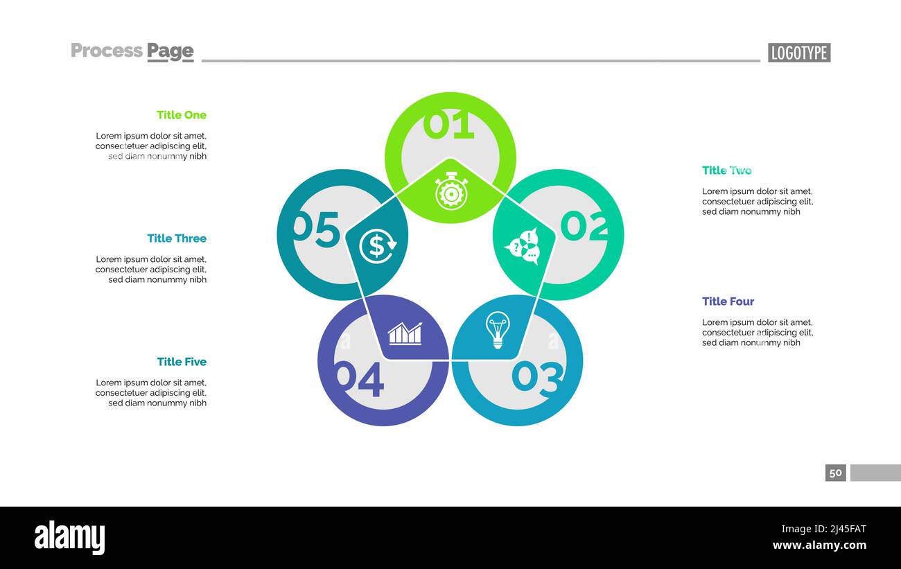 Pentagon chart. Process diagram, cycle graph, layout. Creative concept ...