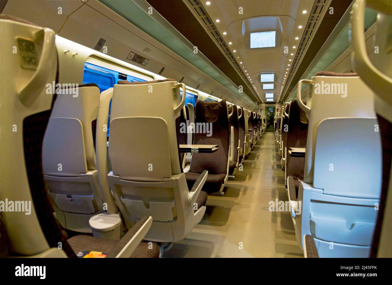 Seats inside new intercity train hi-res stock photography and images ...
