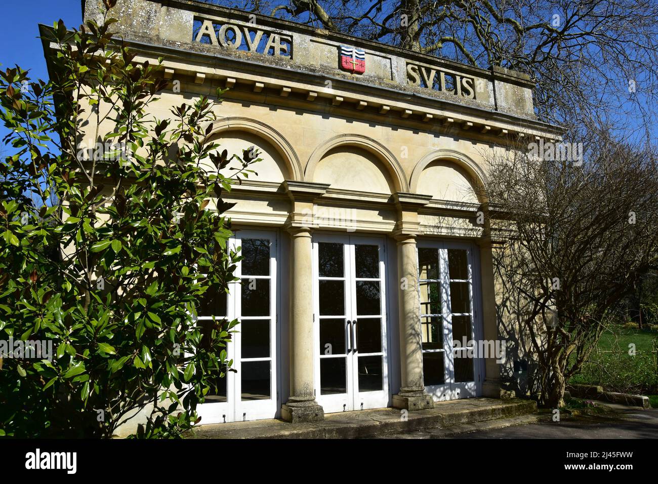 Temple of Minerva, Botanical Gardens, Bath, UK Stock Photo - Alamy