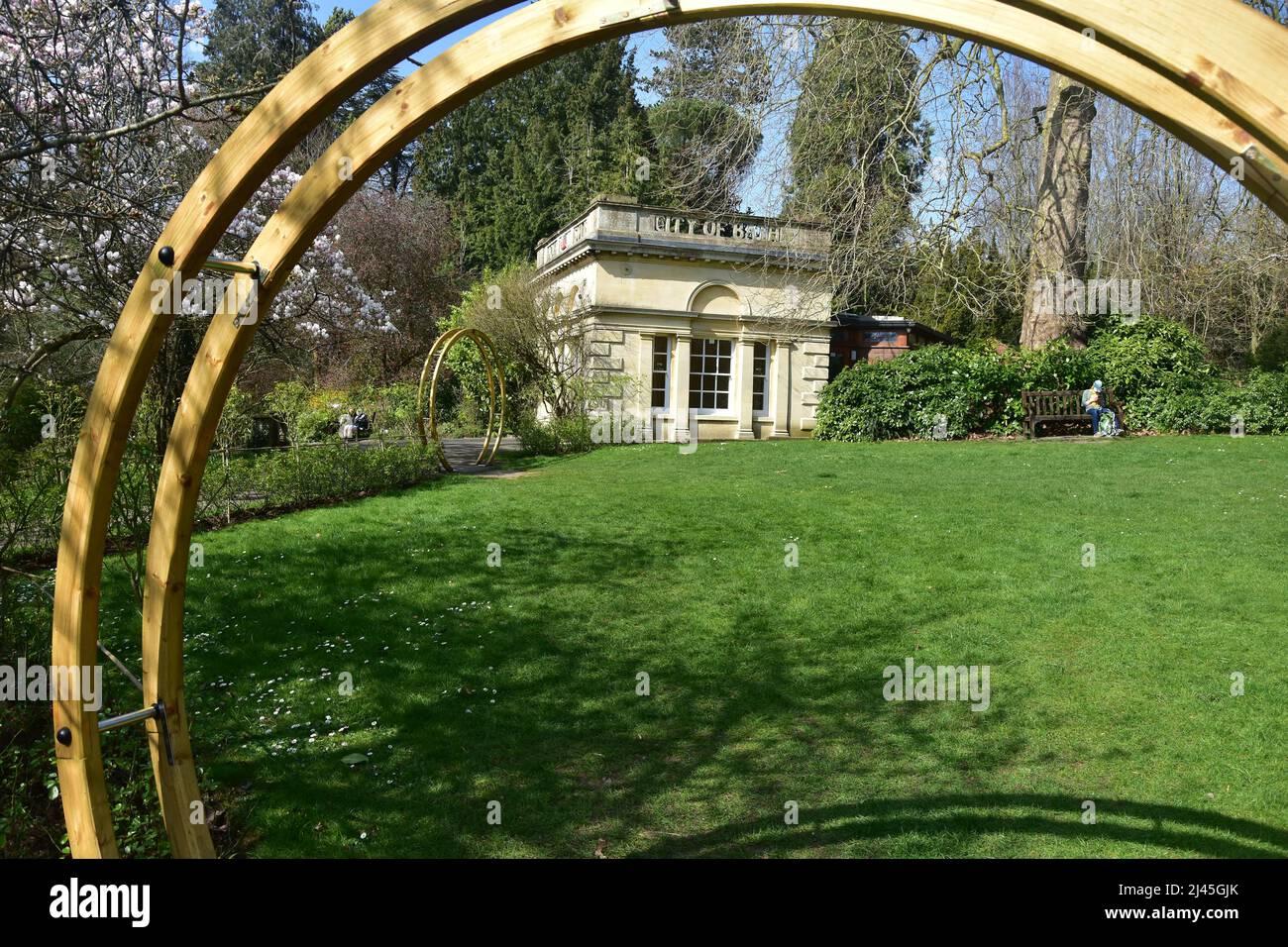 Temple of Minerva, Botanical Gardens, Bath, UK Stock Photo - Alamy