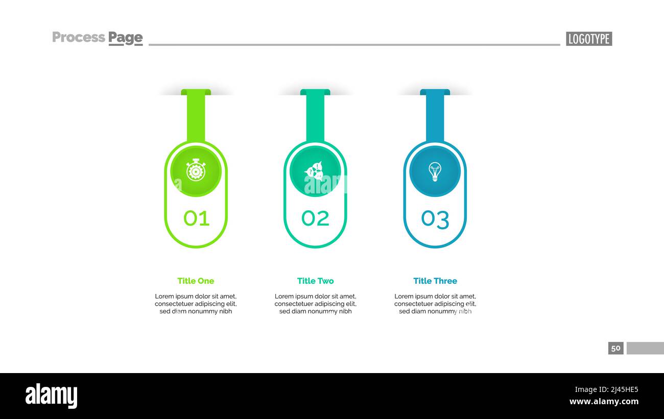 Three options infographic diagram. Step chart, option graph, layout ...