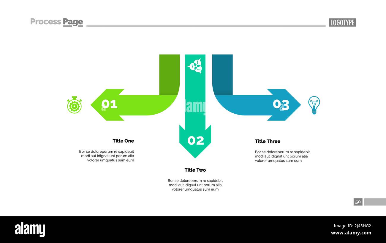 Three arrow infographic diagram. Option chart, diagram, infographics ...
