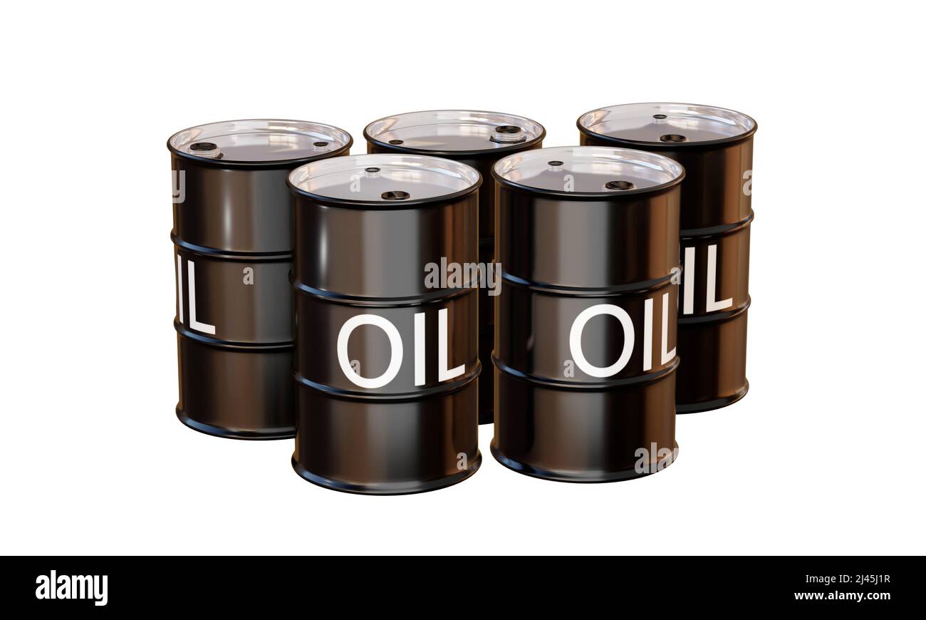 Barrels crude oil hi-res stock photography and images - Alamy