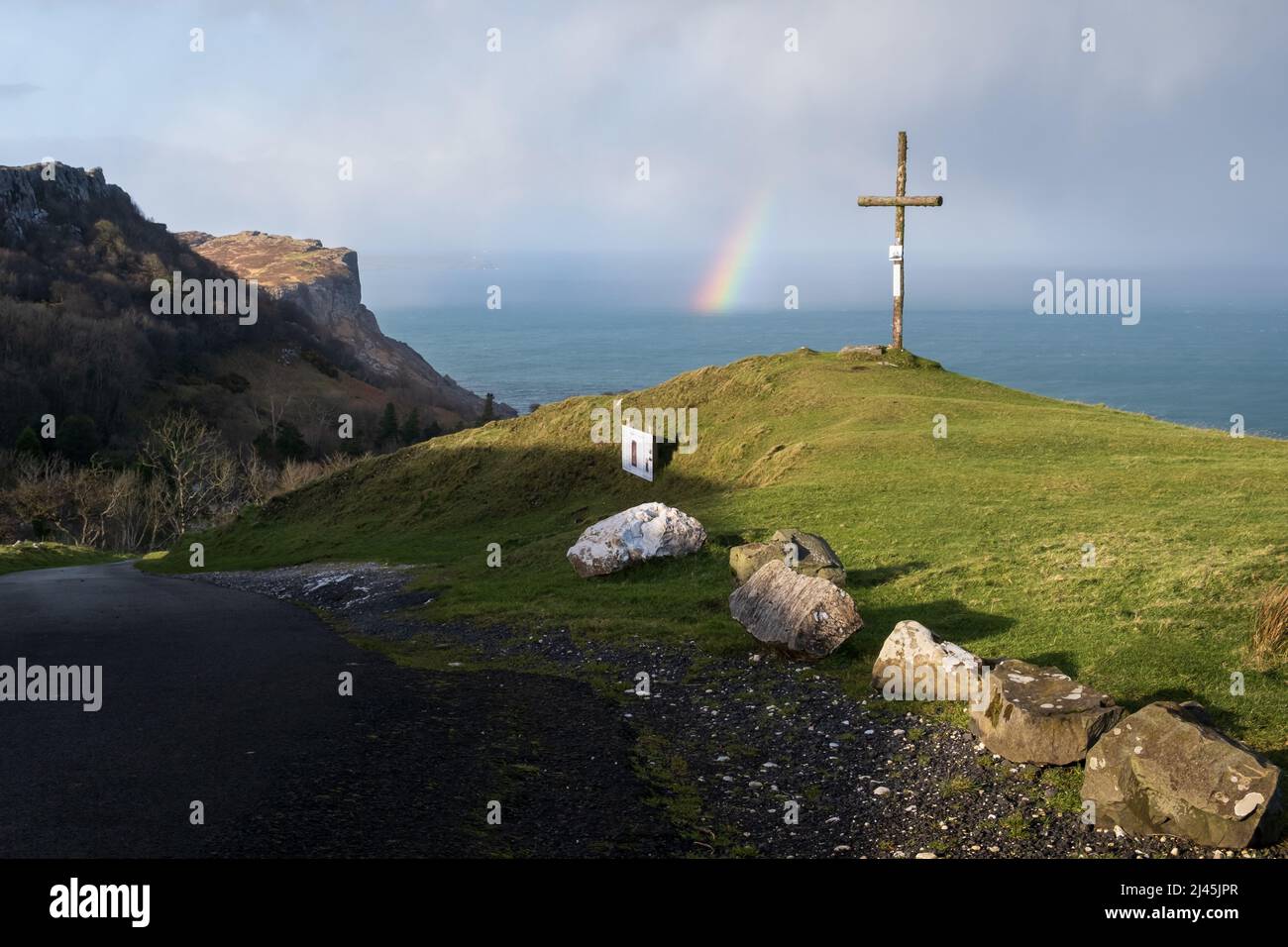 Cross erected in memory of Irish Nationalist leader Sir. Roger Casement ...