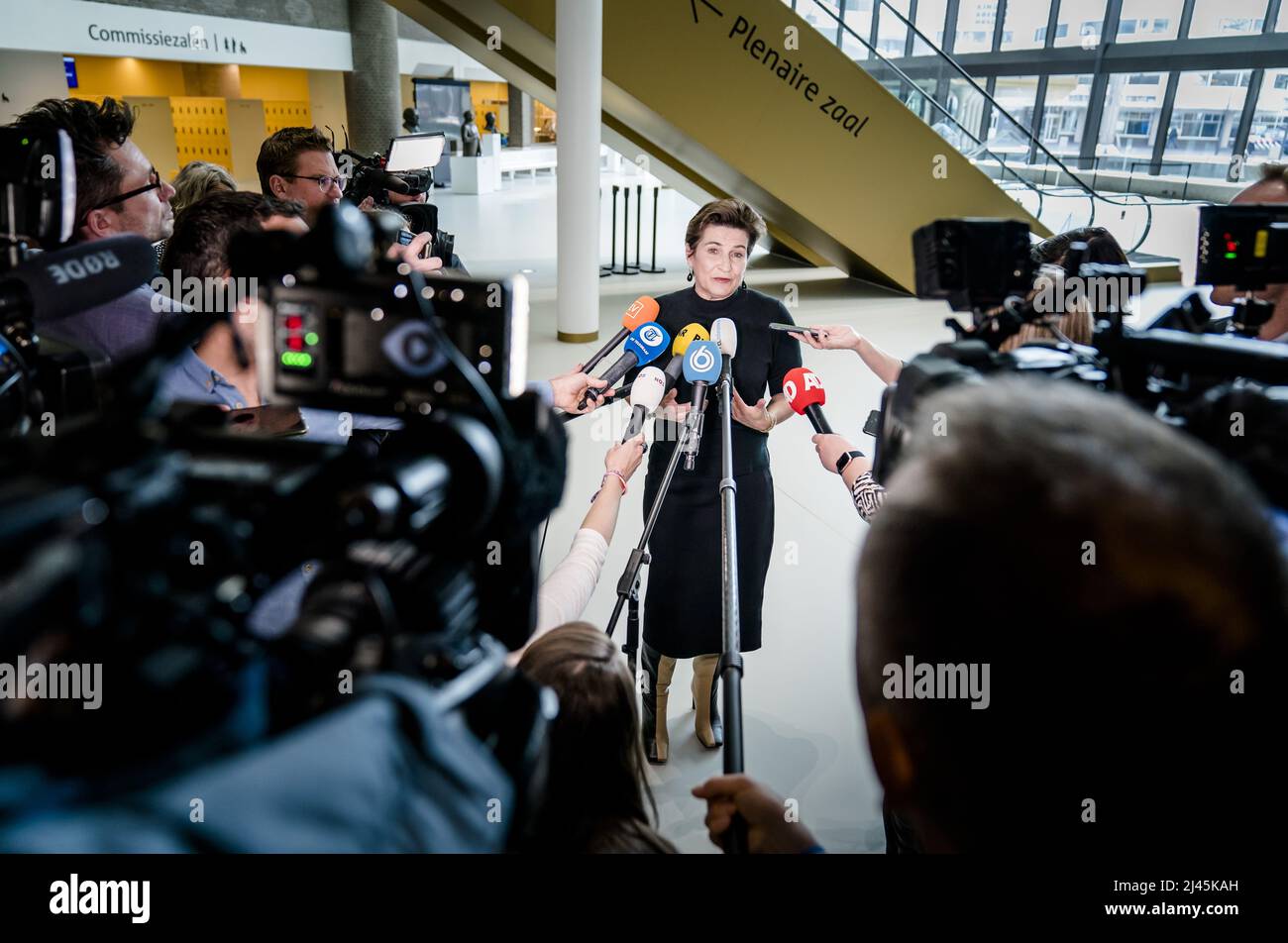 2022-04-12 11:37:00 THE HAGUE - Lilianne Ploumen gives an explanation ...