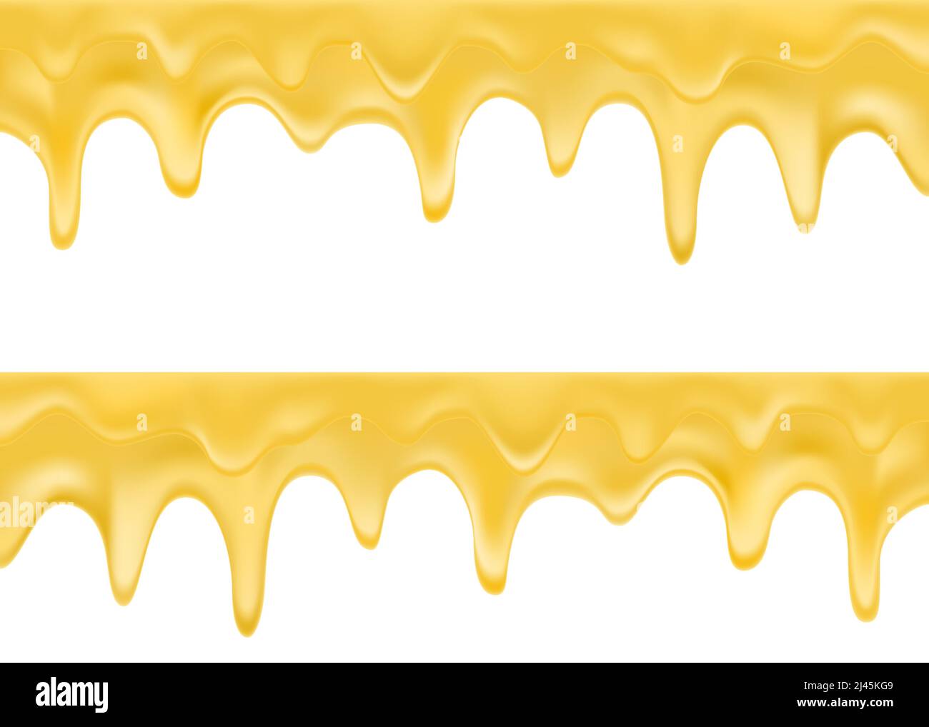 Illustration of golden paint drips. Trickle, coloring, honey. Painting ...