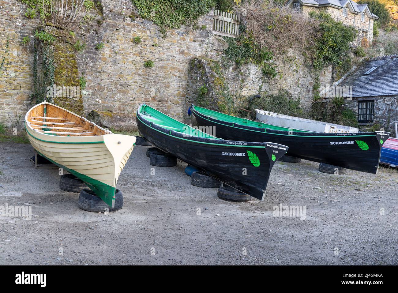 Cornish Pilot Gig Rowing Boats of the Cotehele Quay Gig Club - Teylu is ...