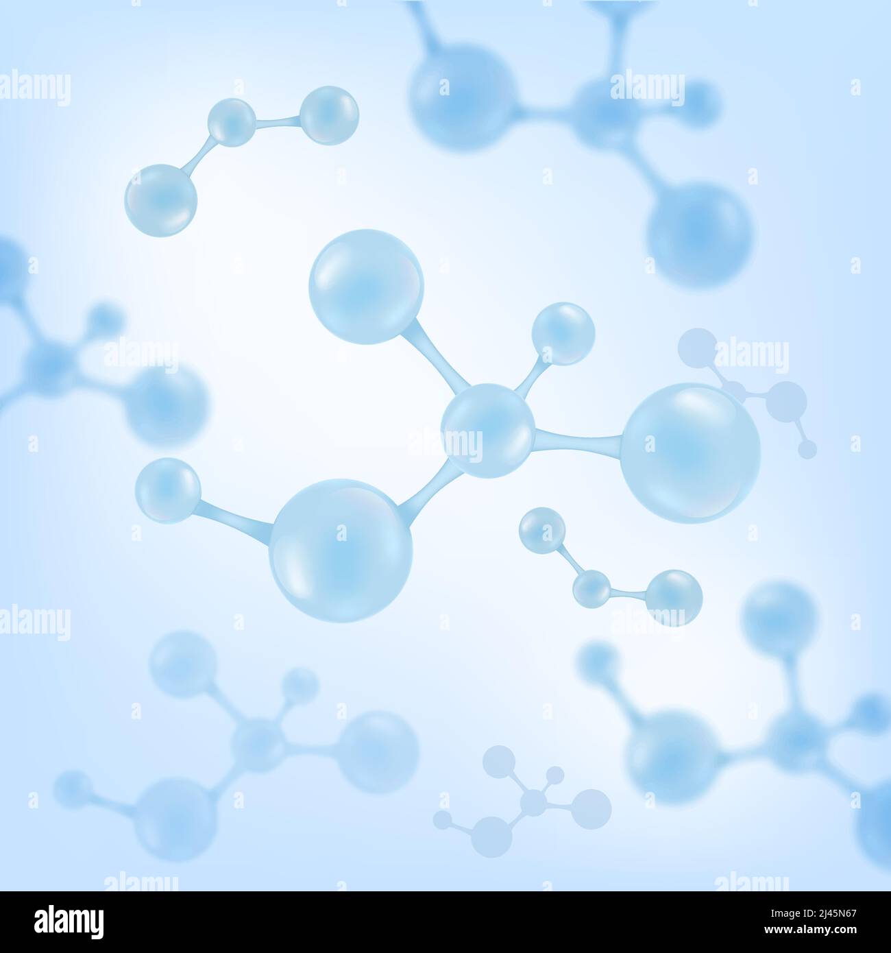 Molecular structure background. Chemical, dna, cell. Biology concept ...