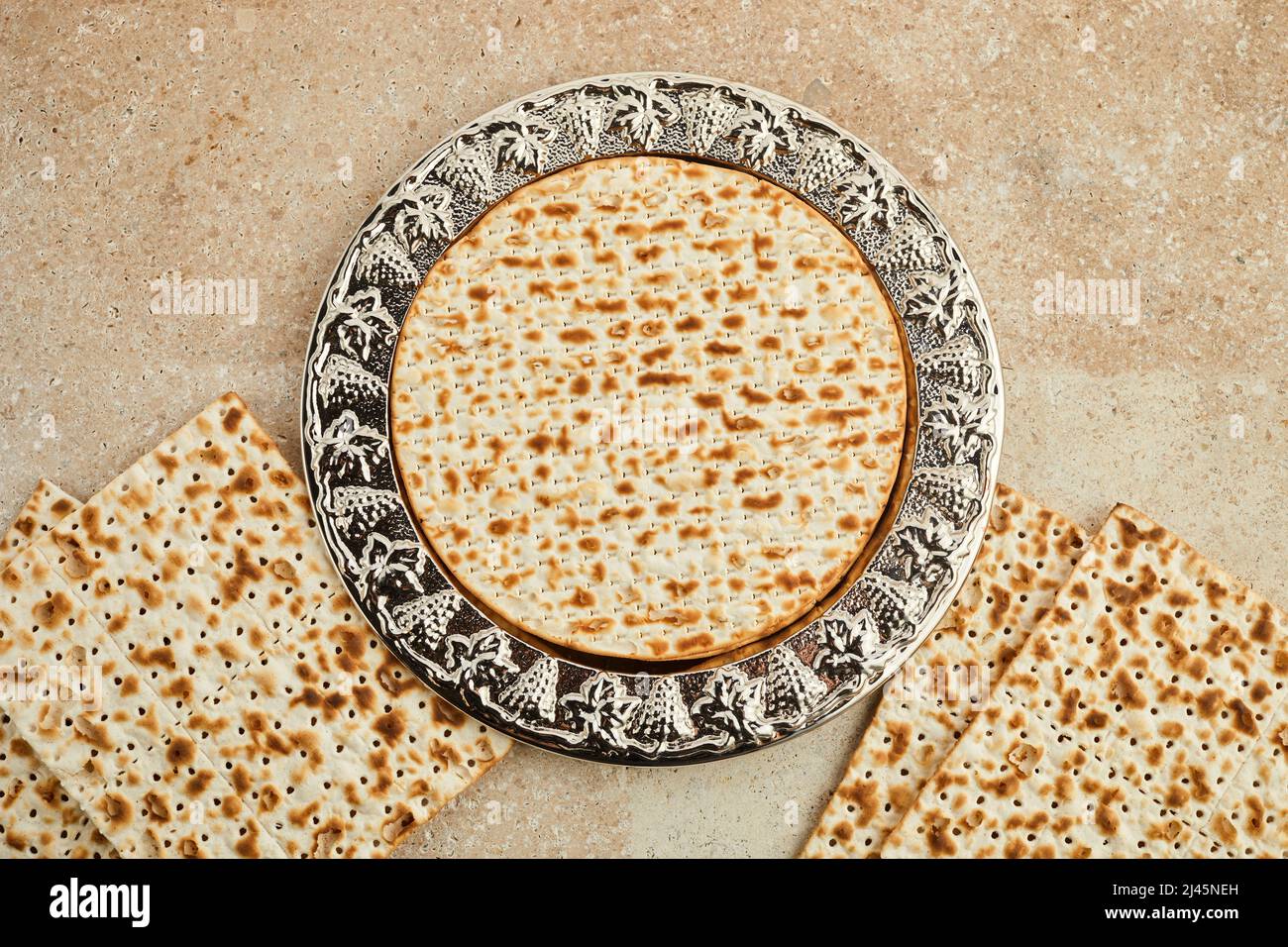 Pesah celebration concept, jewish Passover holiday. Traditional ritual ...