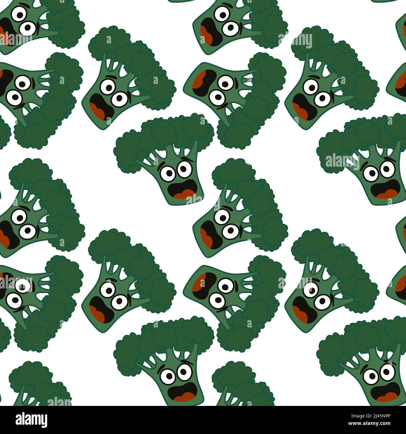 Kids seamless broccoli pattern for textiles and packaging and gifts and ...