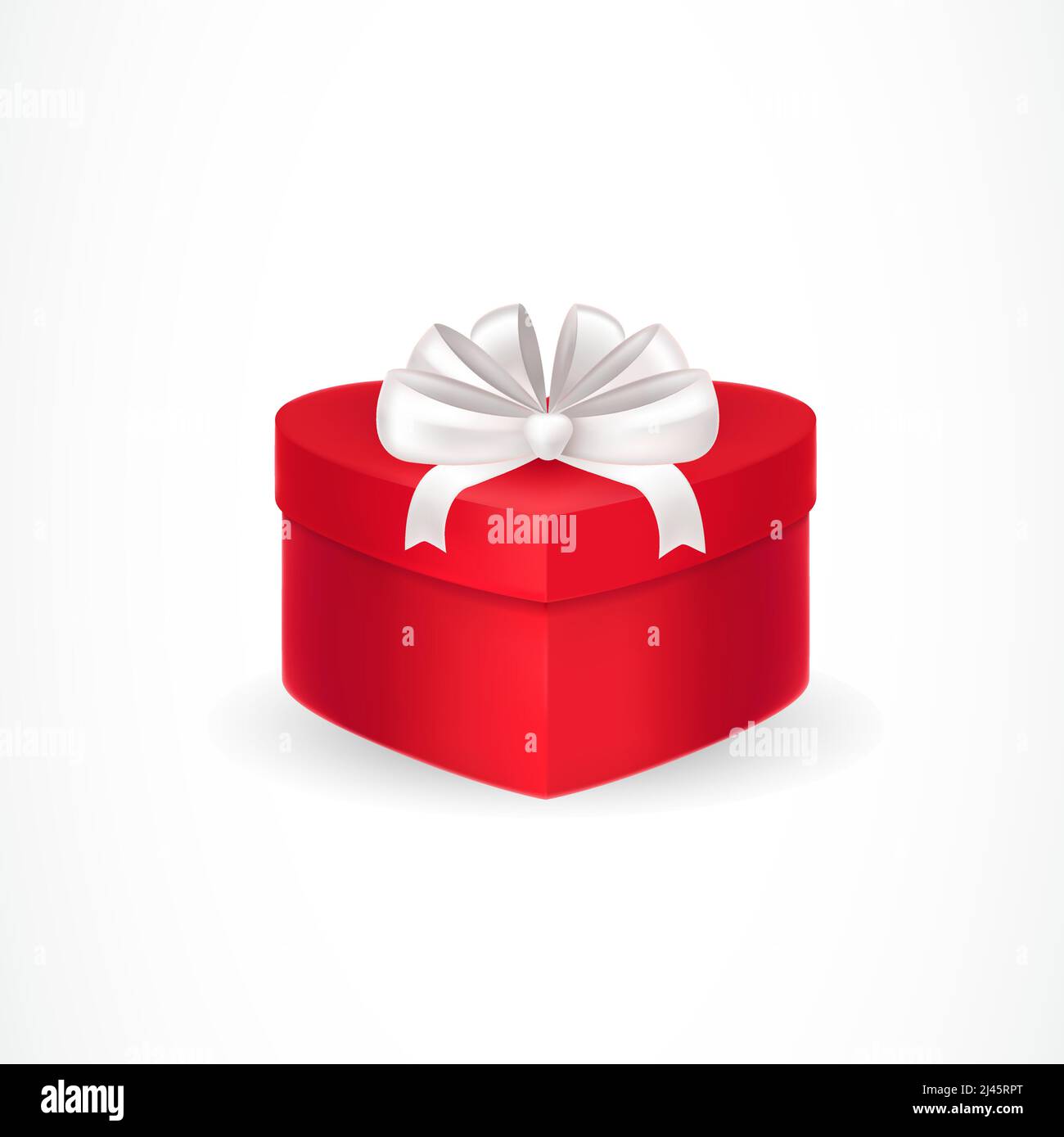 Red gift box of chocolates for Valentines day. Holiday, present ...