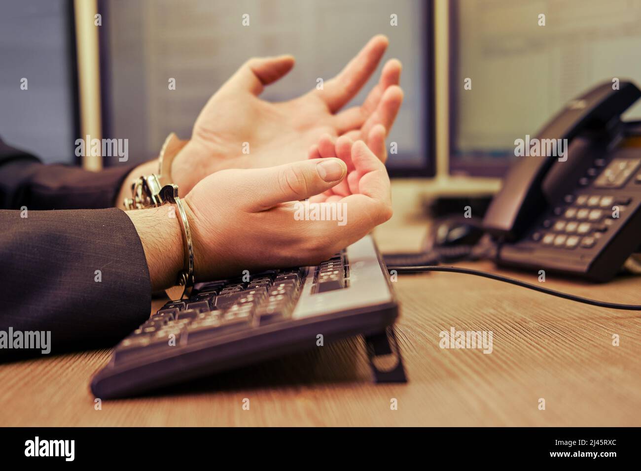Trapped in computer screen hi-res stock photography and images - Alamy