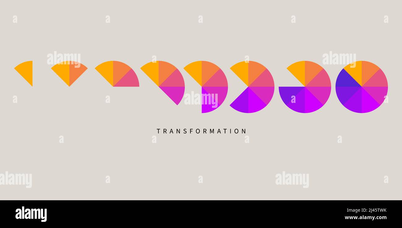 Transformation, evolution icon. Growth, development of concept ...