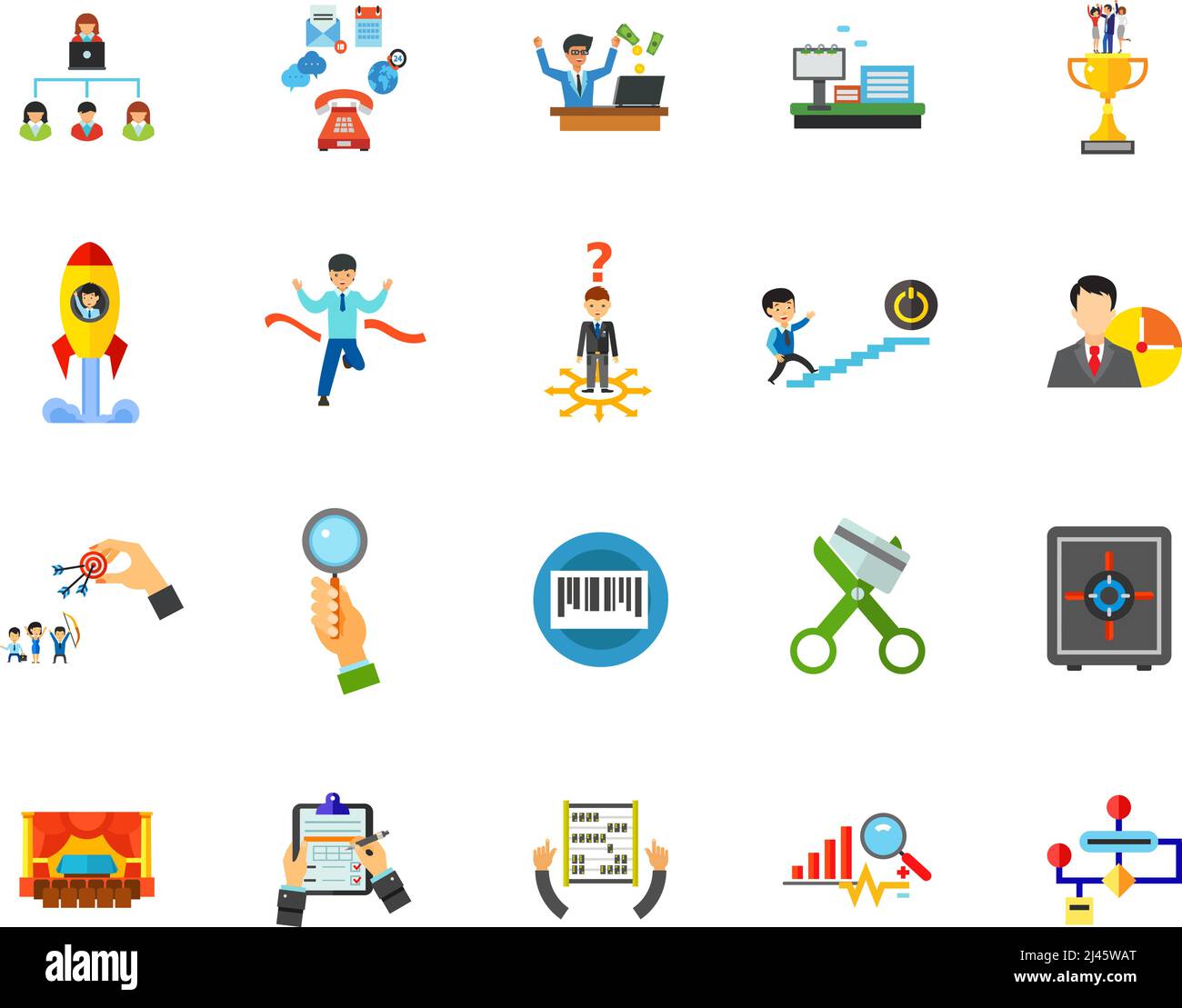 Career icon set. Can be used for topics like success, business ...