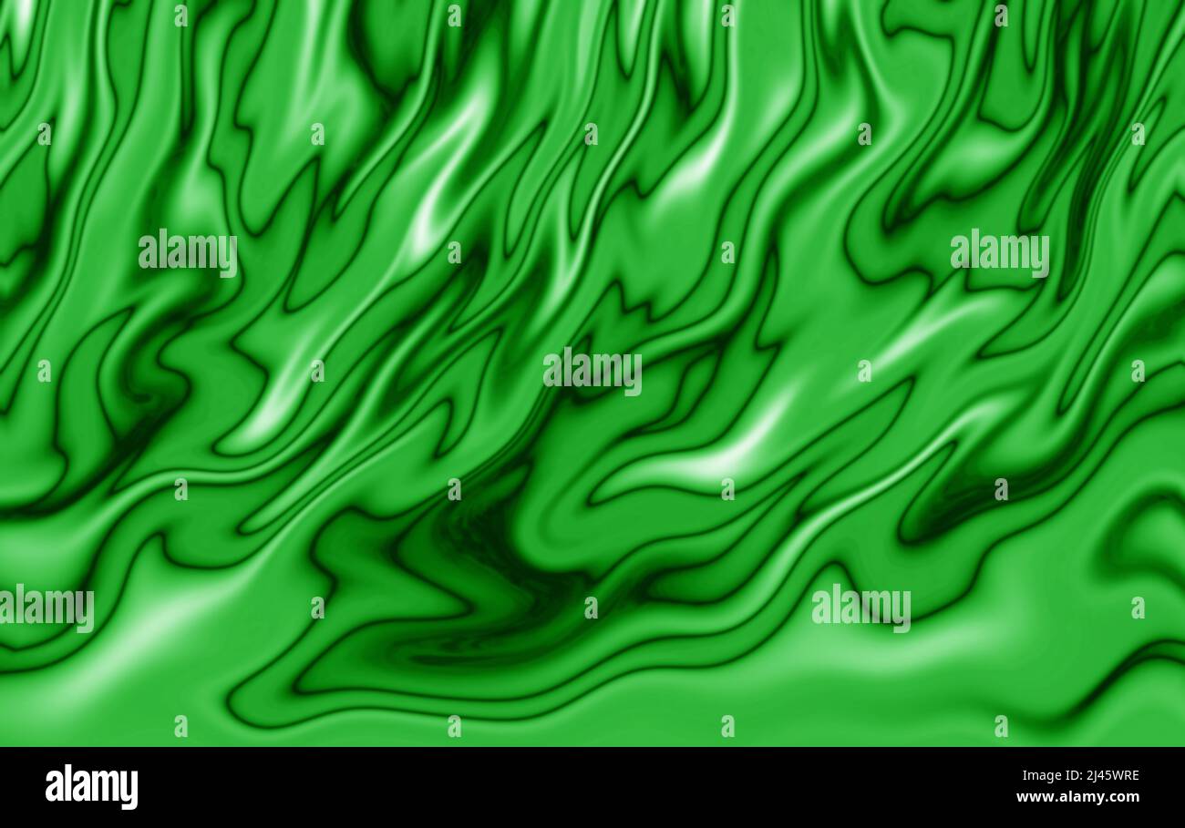 Illustration of gradient green color burning fire flames for abstract ...