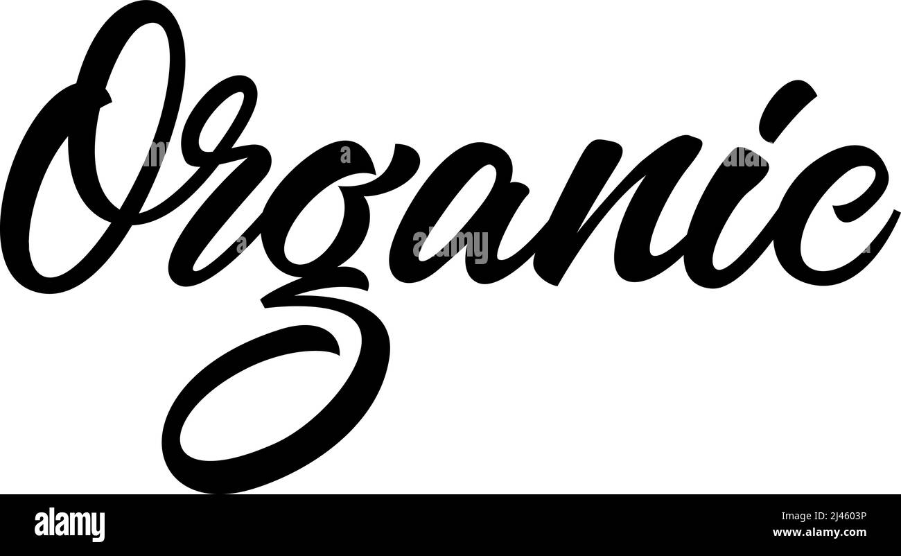 Organic lettering. Hand drawn promo inscription. Calligraphic text can ...