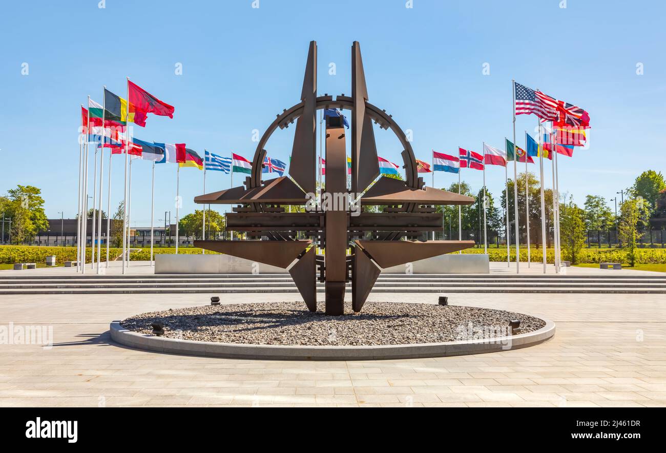 Nato star sculpture hi-res stock photography and images - Alamy