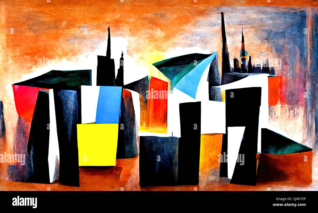 Cubist architecture hi-res stock photography and images - Alamy