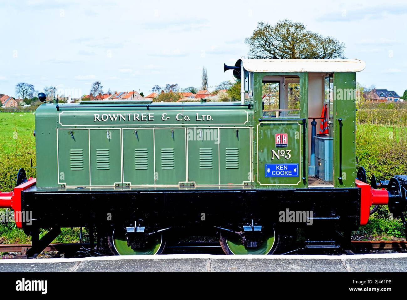 Ruston Hornsby Rowntrees shunter, Murton, Derwent Valley Light Railway ...