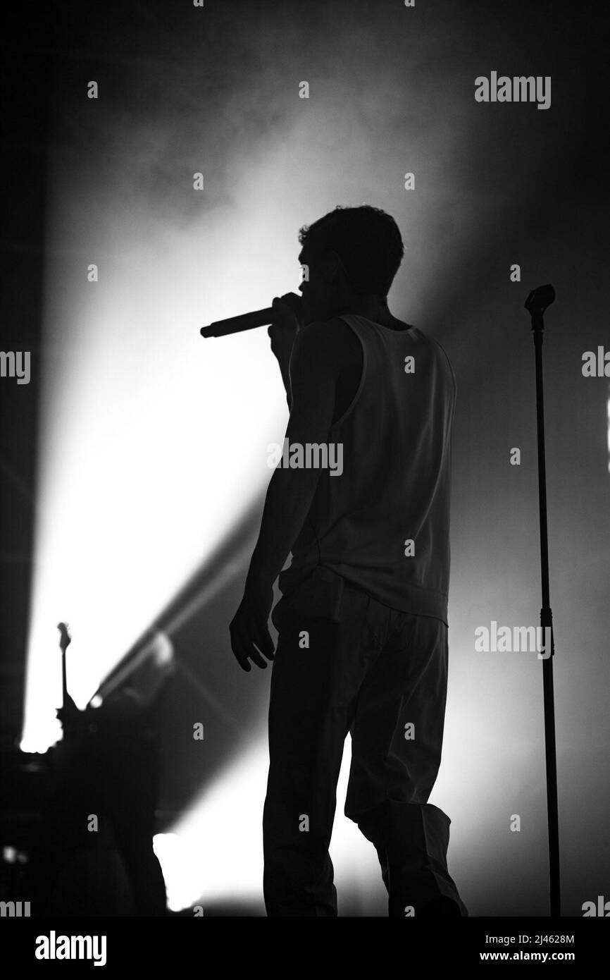 Italian singer music concert blanco Black and White Stock Photos ...