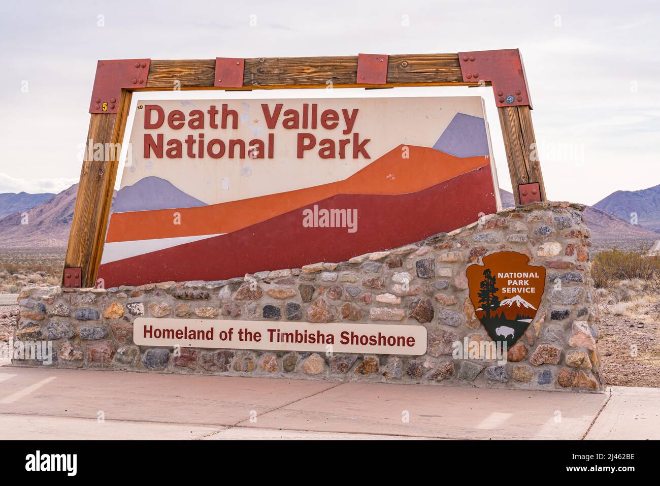 Death valley national park sign hi-res stock photography and images - Alamy