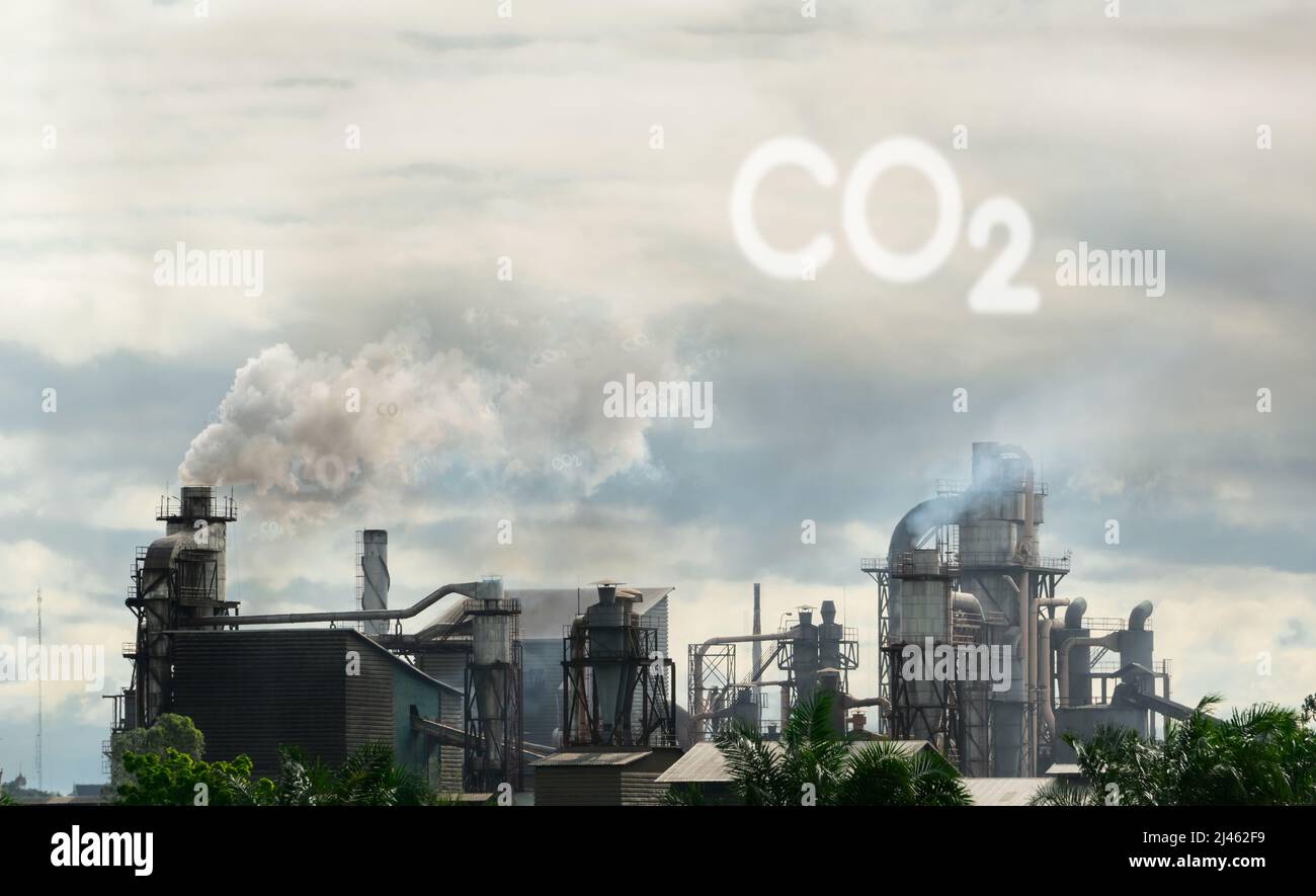 Greenhouse gas chemical factory hi-res stock photography and images - Alamy