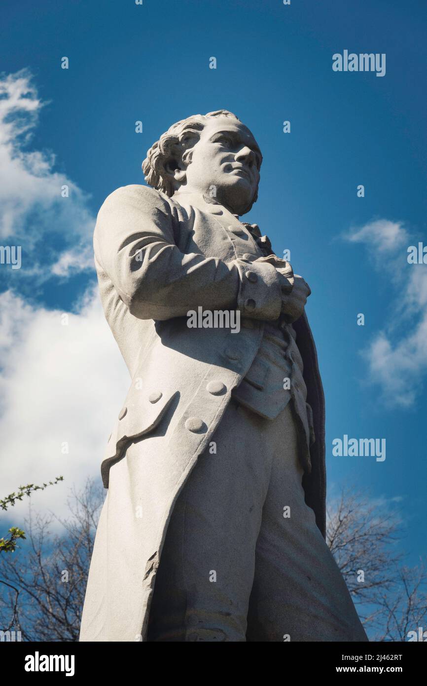 Alexander hamilton statue central park hi-res stock photography and ...