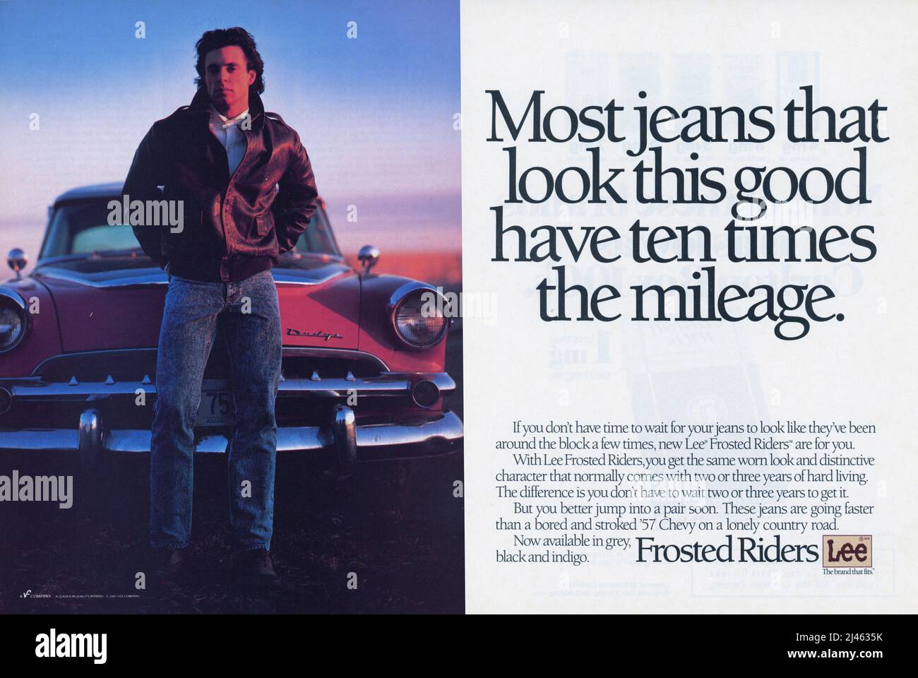 1980s clothing advertisement hi-res stock photography and images - Alamy