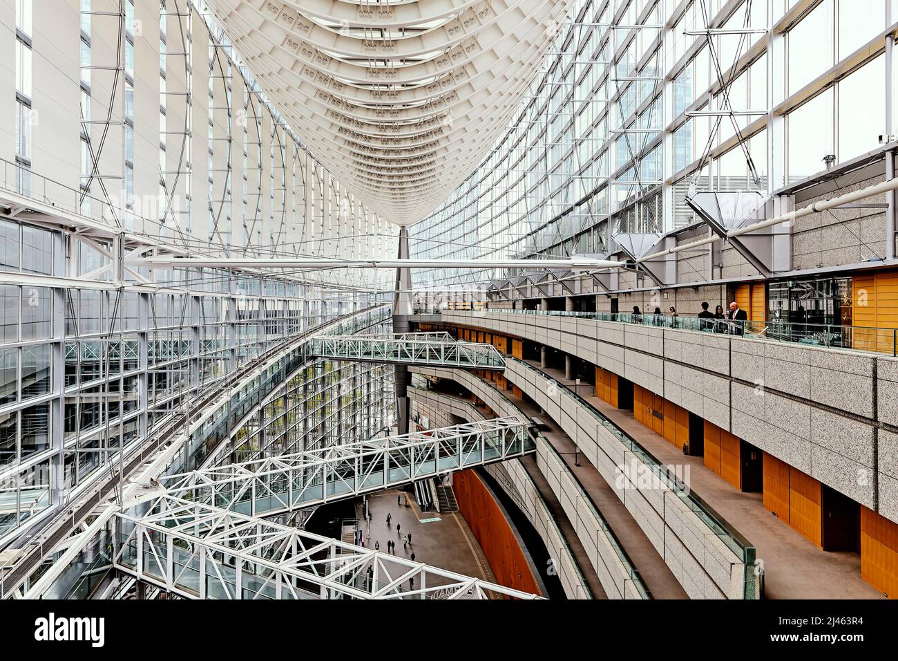 Inside the international forum building hi-res stock photography and ...
