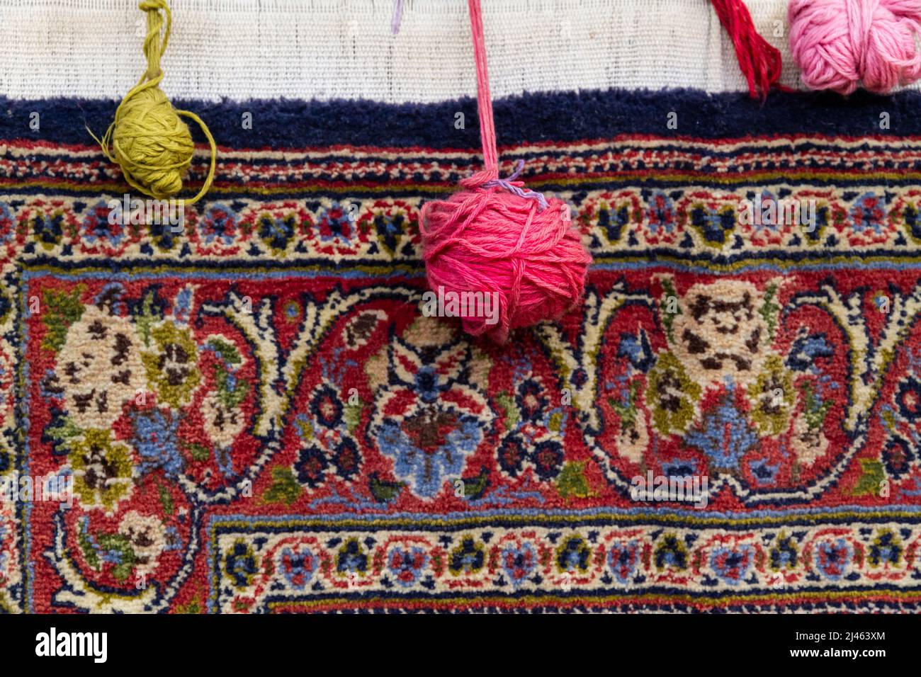 Carpet and model Stock Photo - Alamy