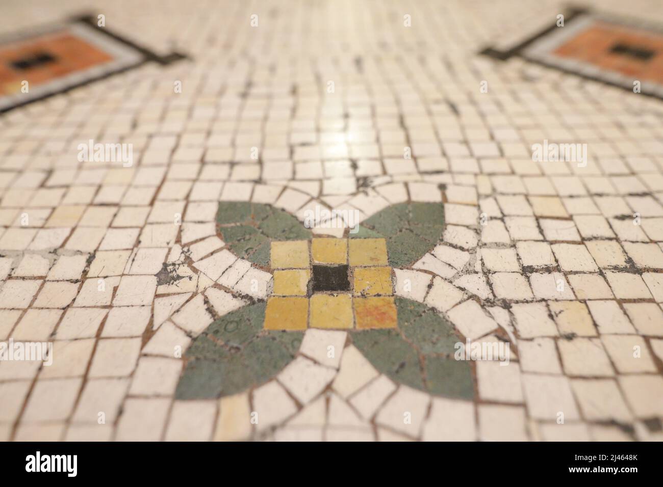 Old historic floor tiles hi-res stock photography and images - Alamy