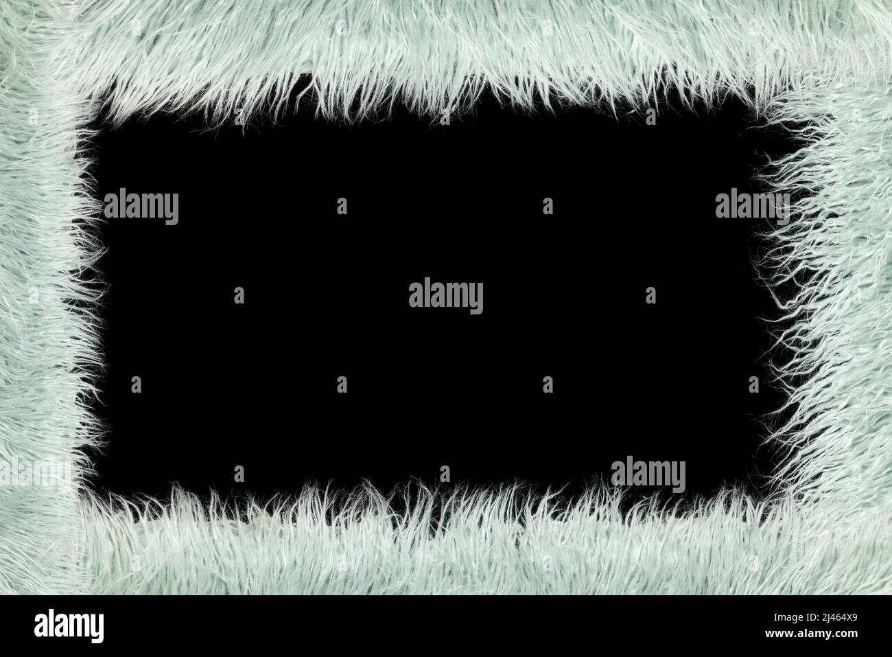 Border frame made of fluffy faux fur carpet Stock Photo - Alamy