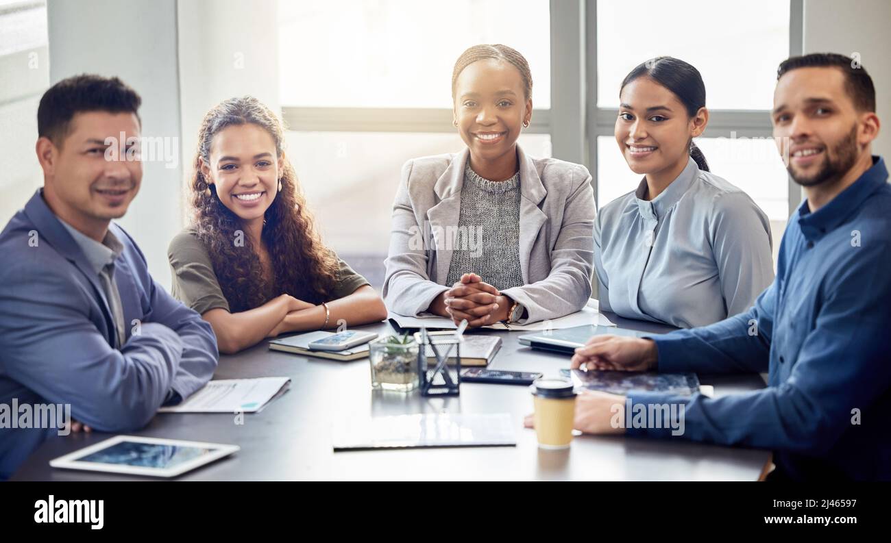 We can do so much more if we work together. Shot of a group of ...