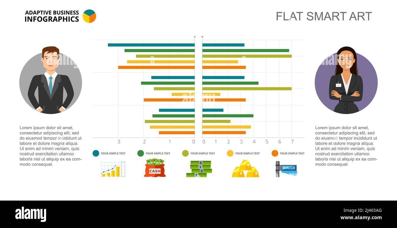 Bar chart. Comparison diagram, graph, layout. Creative concept for ...