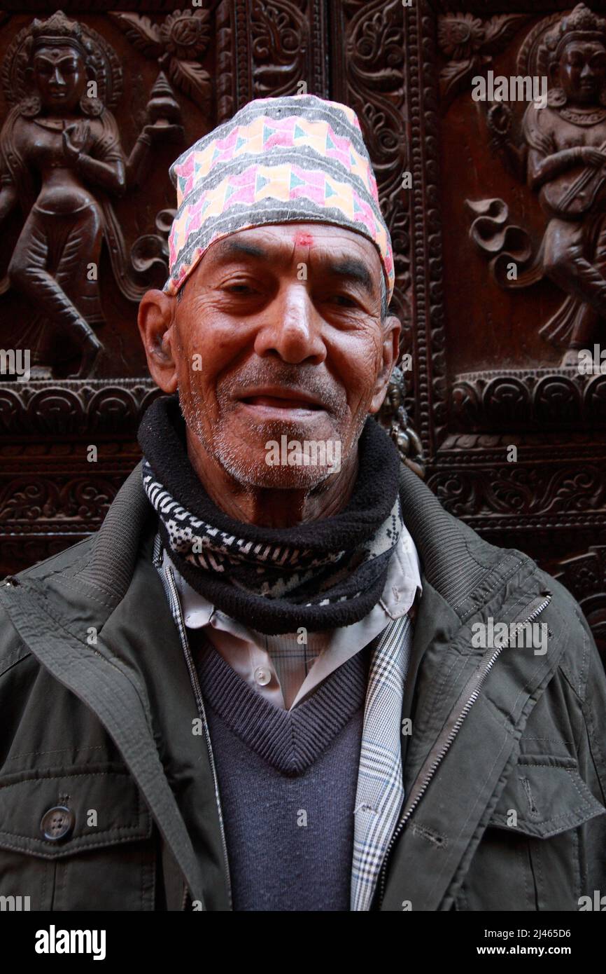 A Nepali smile Stock Photo - Alamy