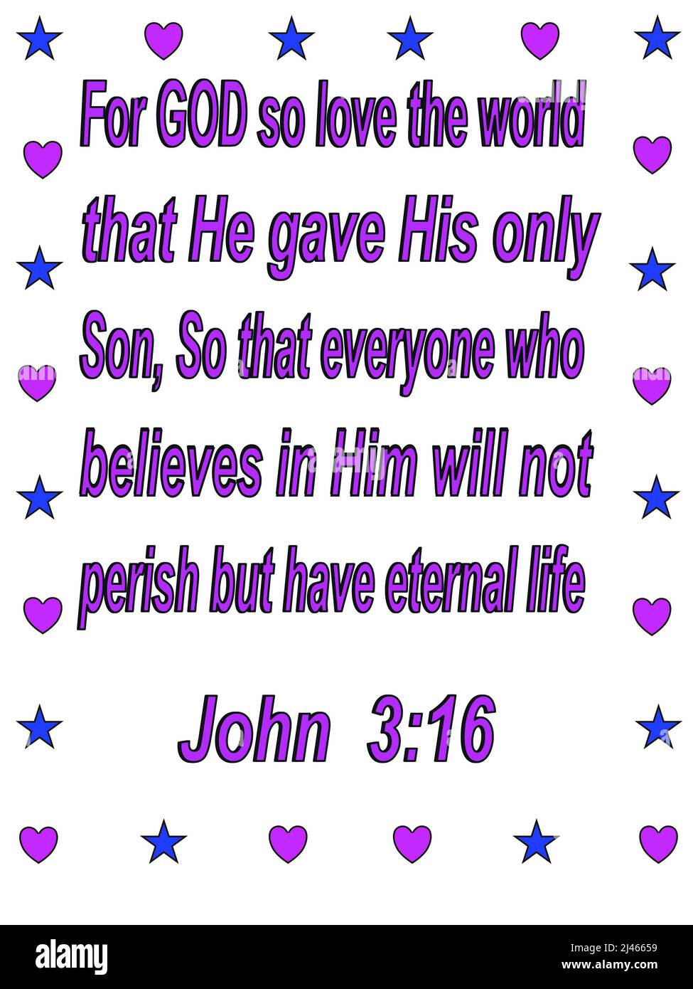 John 3 verse 16 hi-res stock photography and images - Alamy