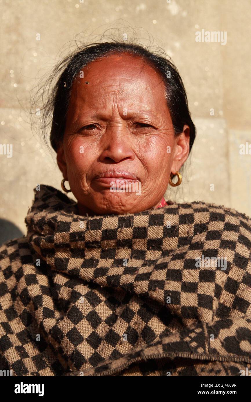 Beautiful smile of Nepali woman Stock Photo - Alamy