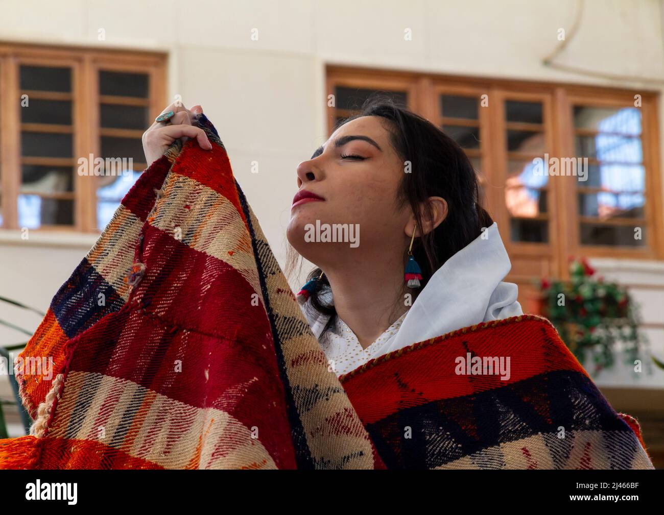 Carpet and model Stock Photo - Alamy