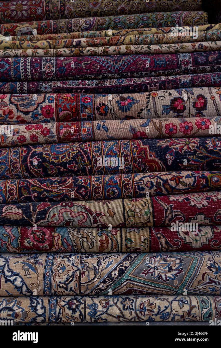 Carpet and model Stock Photo - Alamy