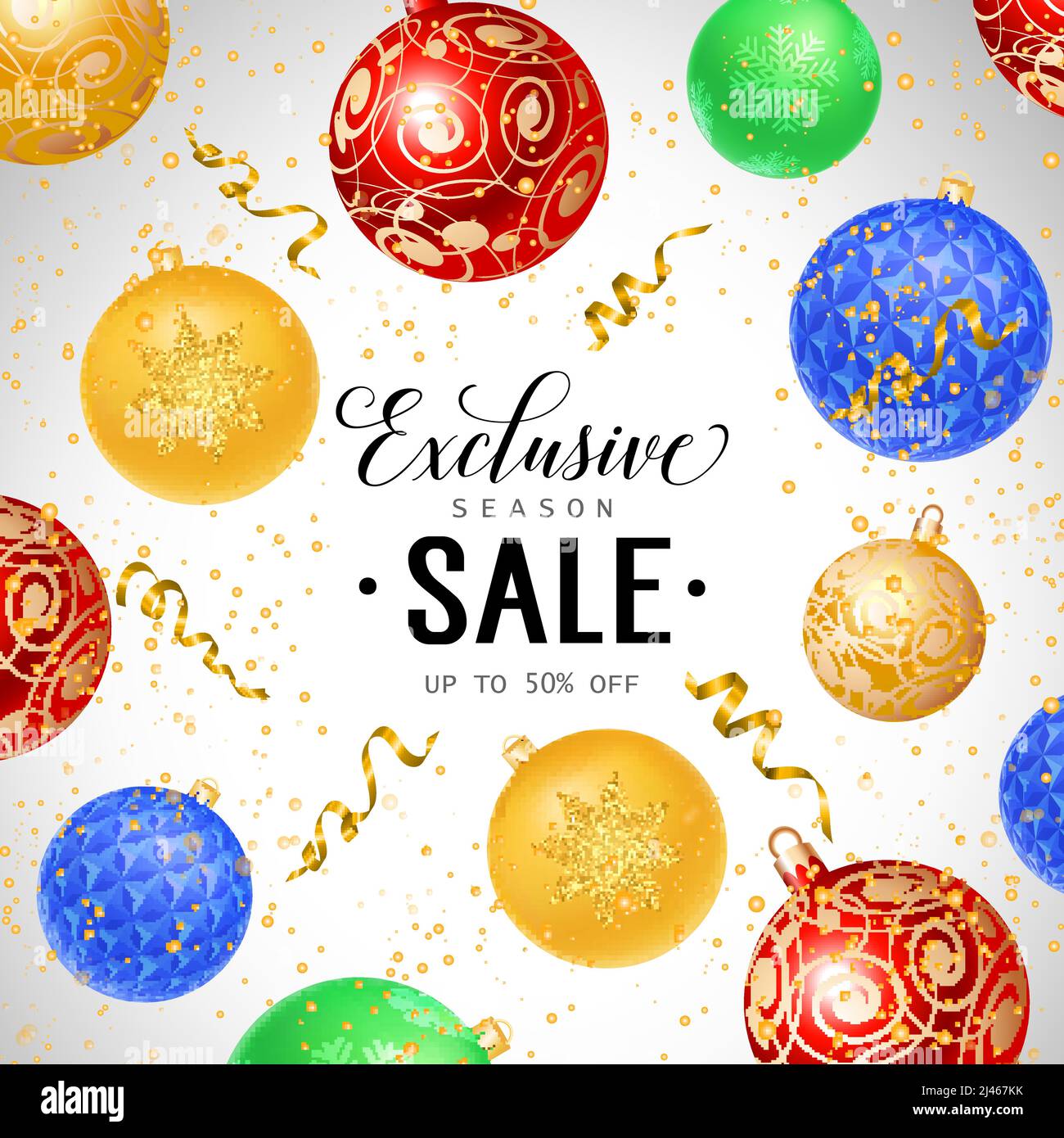 Gold fifty percent isolated Stock Vector Images - Alamy