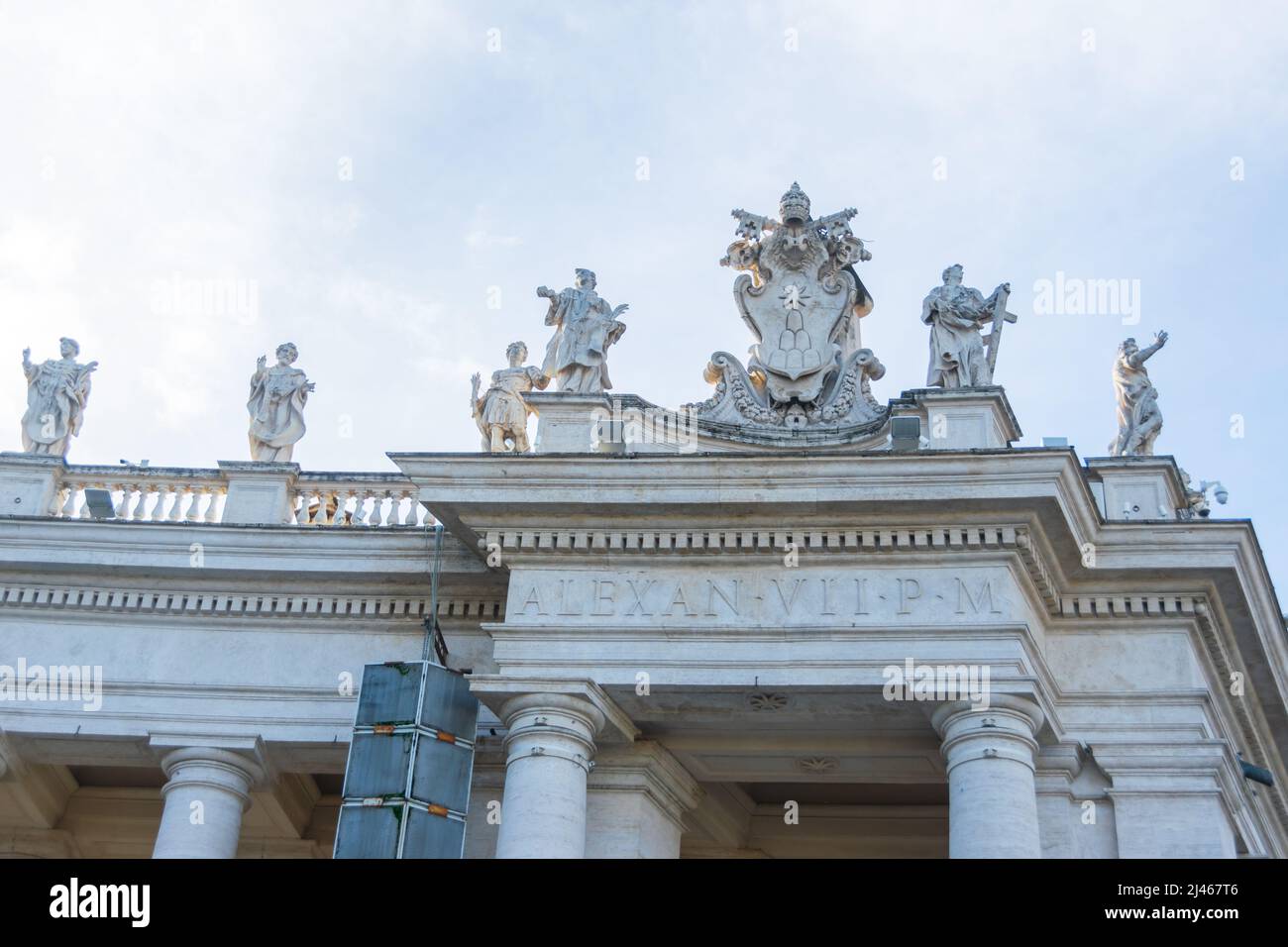 The Right Wing of Saint Peter's Square, Vatican, Italy Stock Photo - Alamy
