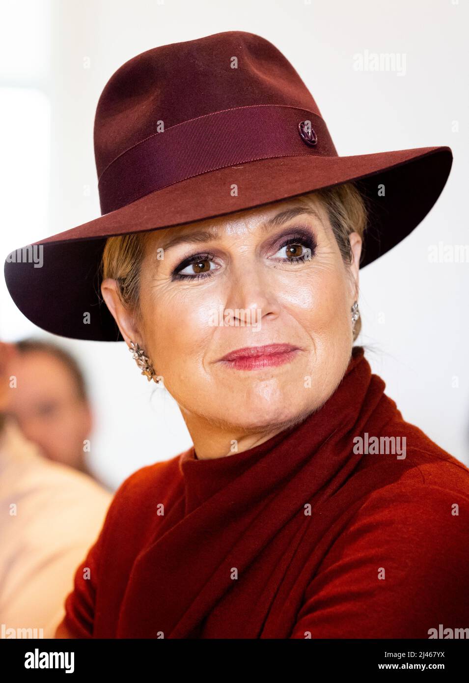 Queen Maxima during a working visit to Ixta Noa in Zutphen. (Photo by ...