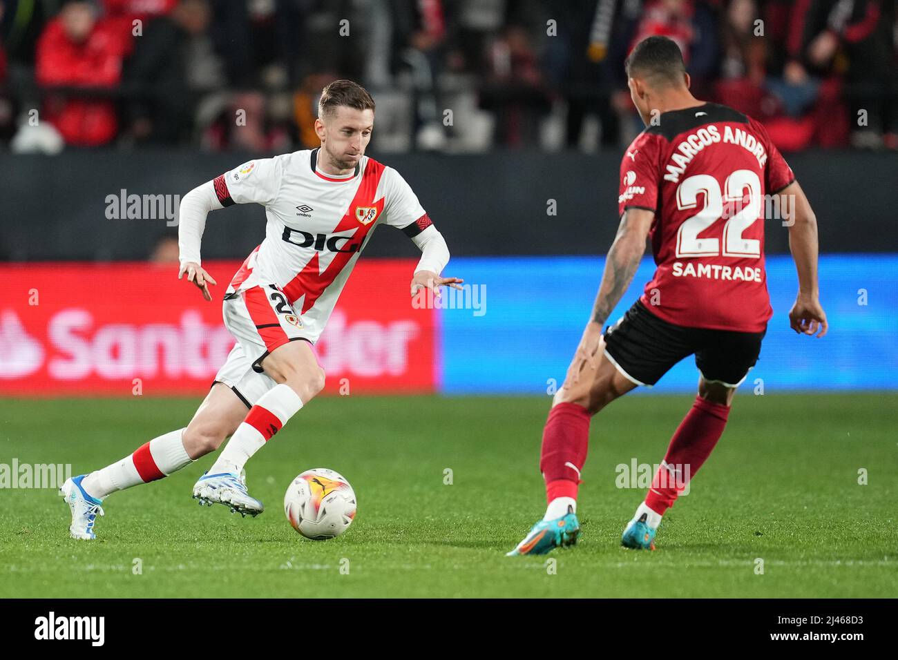 Ivan Balliu of Rayo Vallecano during the La Liga match between Rayo ...