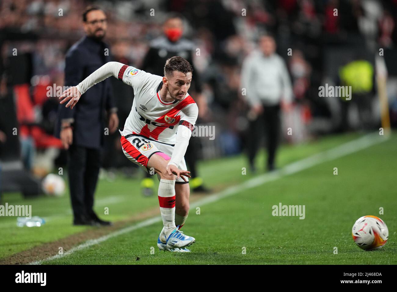 Ivan Balliu of Rayo Vallecano during the La Liga match between Rayo ...
