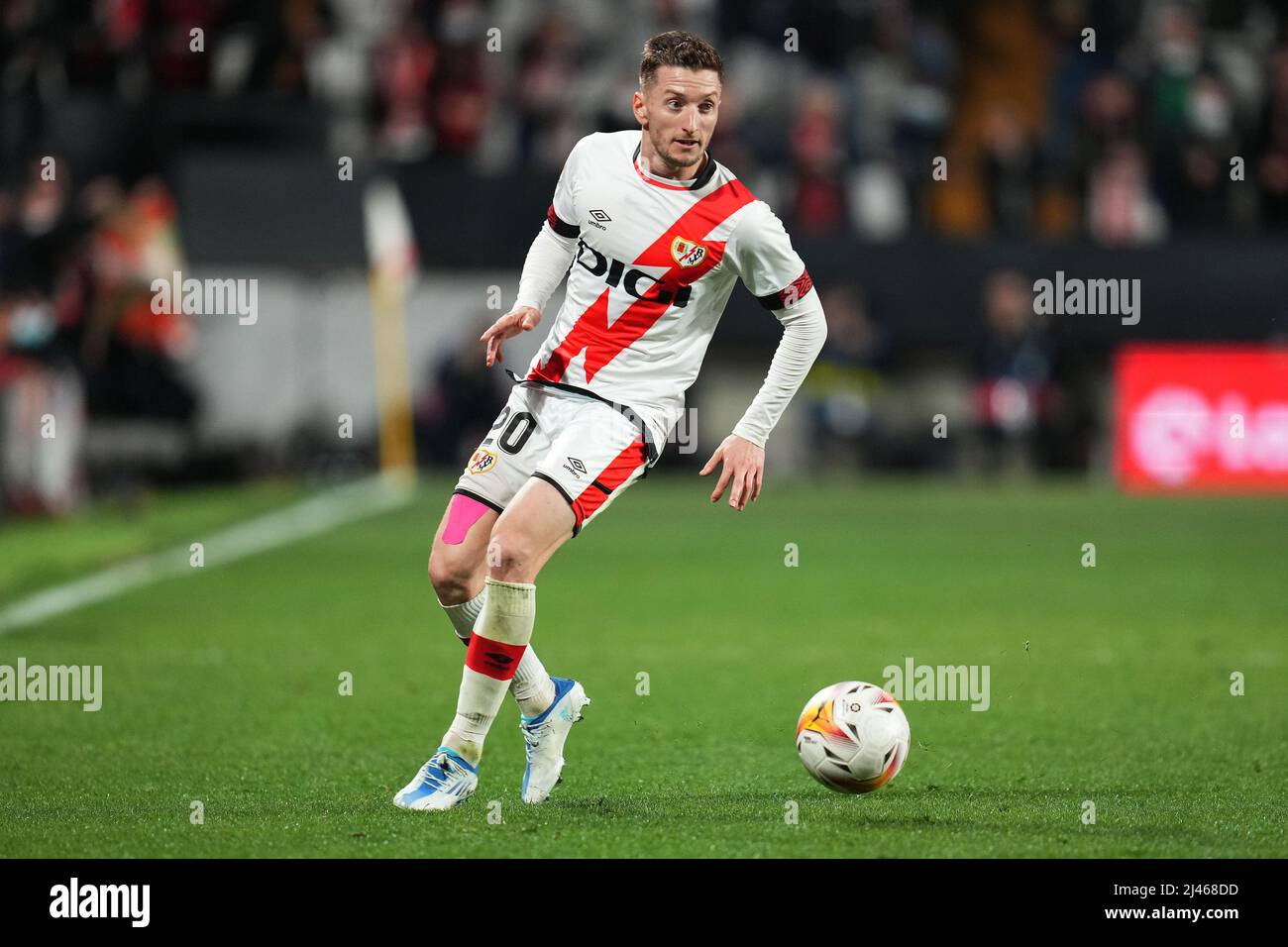 Ivan Balliu of Rayo Vallecano during the La Liga match between Rayo ...
